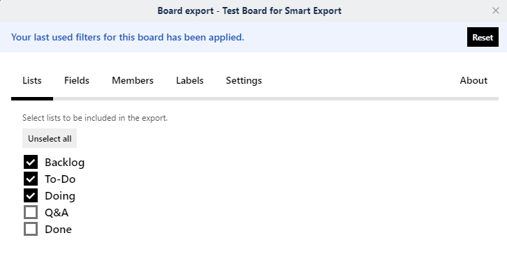 Smart Export (Excel, CSV, PDF, Word and more) Power-Up | Trello